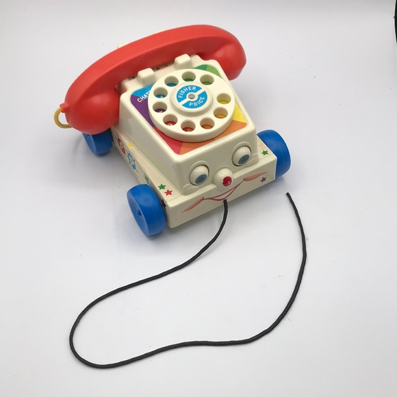 Fisher-Price | Toys | Mattel Fisherprice Classic Chatter Phone 209 Pull ...